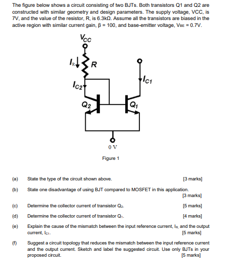Solved The figure below shows a circuit consisting of two | Chegg.com