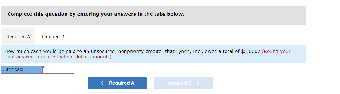 Solved Lynch, Inc., is a hardware store operating in | Chegg.com