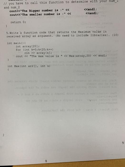 Solved and num 2 > array [k]; cout