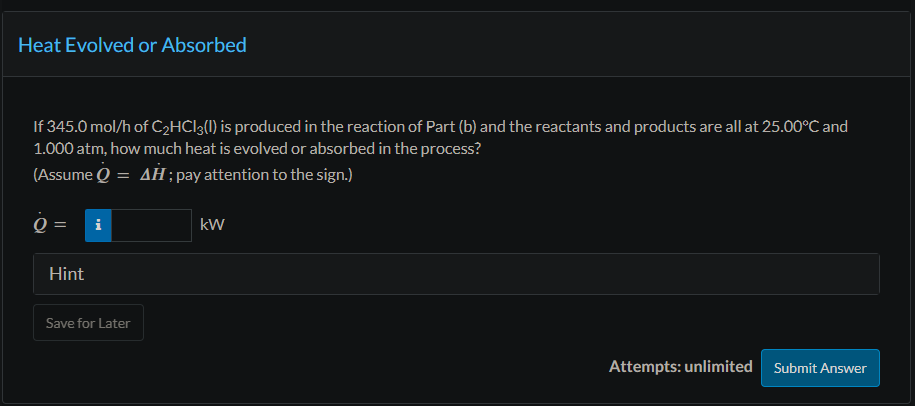 Solved Trichloroethylene, a widely used degreasing solvent | Chegg.com