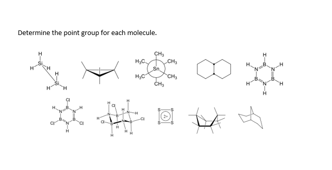 Solved Determine the point group for each molecule. HC CH | Chegg.com