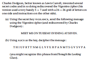 Solved Charles Dodgson, better known as Lewis Carroll, | Chegg.com