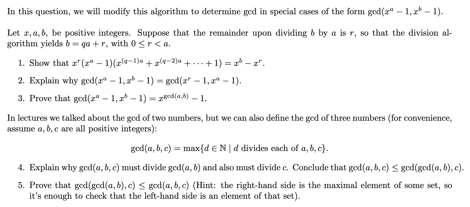 Solved In this question, we will modify this algorithm to | Chegg.com Solved In this question, we will modify this algorithm to | Chegg.com