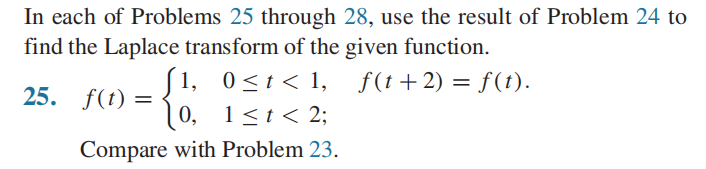Solved In each of Problems 25 through 28, use the result of | Chegg.com