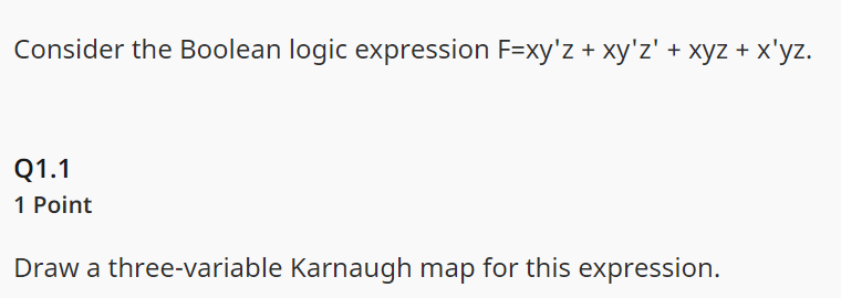 Solved Consider the Boolean logic expression | Chegg.com