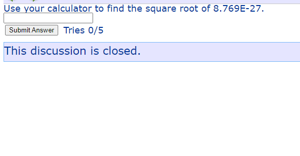 Solved Use your calculator to find the square root of | Chegg.com