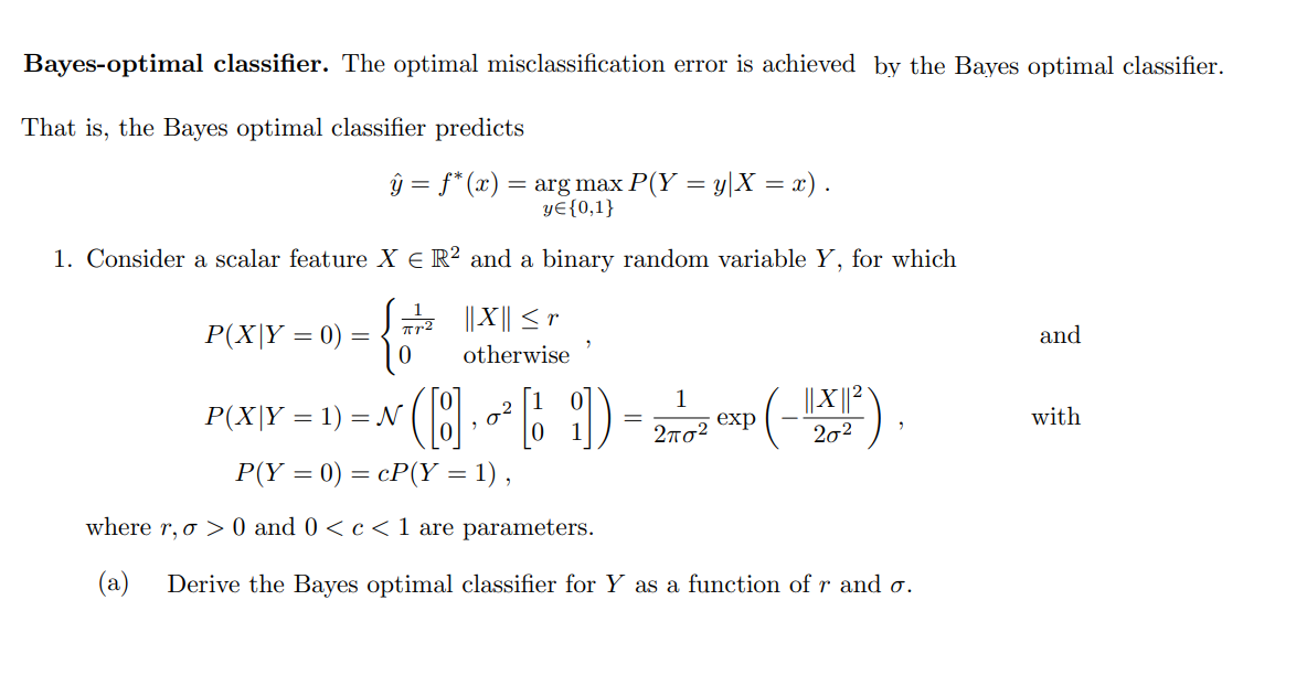 Bayes Optimal Classifier The Optimal