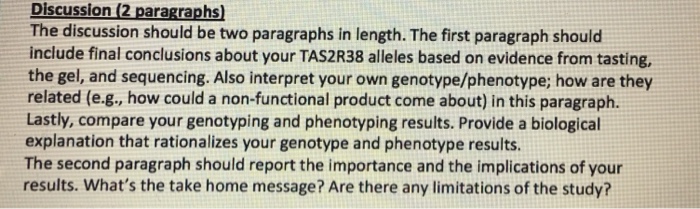 Solved What is the importance of testing PTC and TAS2R38 | Chegg.com