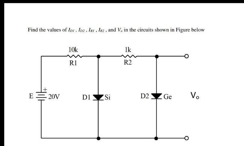 Solved Find the values of Ipı, Ip2 , Iri , Ir2 , and V, in | Chegg.com
