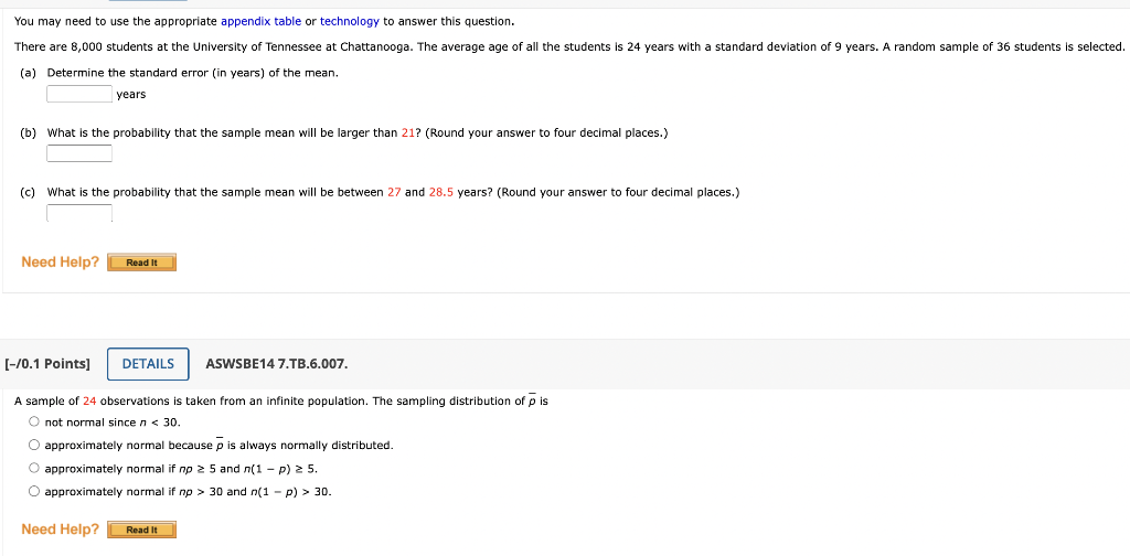 Solved You may need to use the appropriate appendix table or | Chegg.com