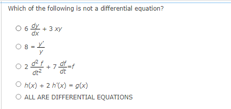 Solved Which of the following could not be a solution of a | Chegg.com