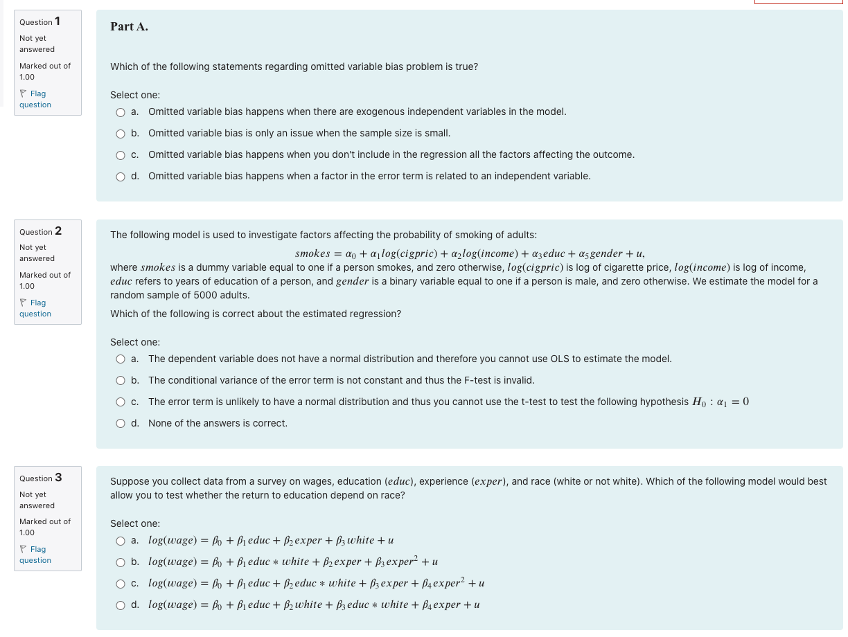 Solved Which of the following statements regarding omitted | Chegg.com