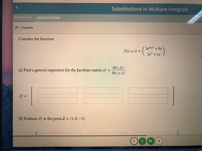 Solved Substitutions in Multiple Integrals PROBLEMS | Chegg.com