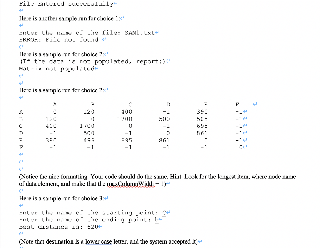 *Dijkstra's Algorithm Lab For this lab you will write | Chegg.com