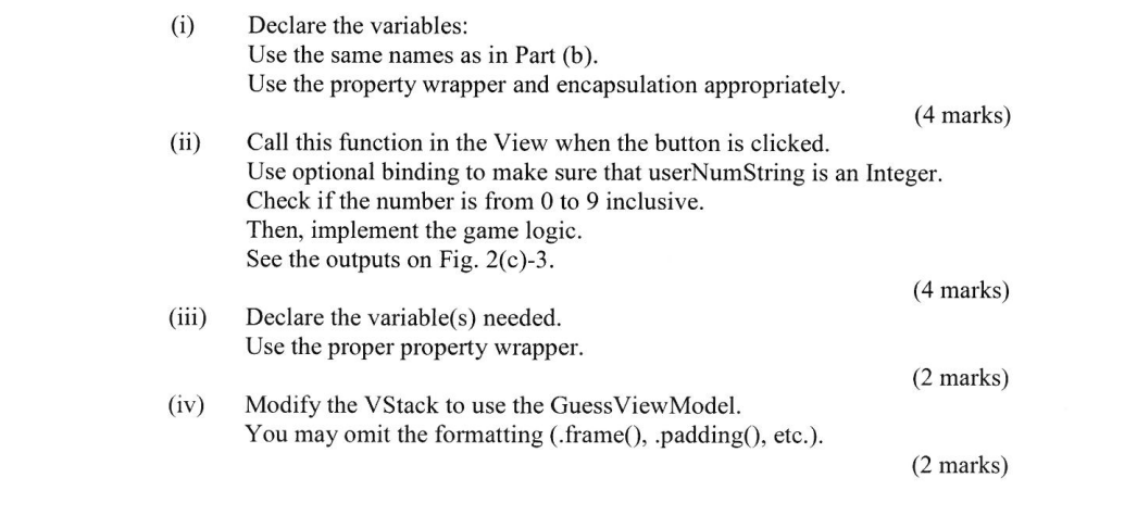 Solved Q2. Swift is the primary programming language for iOS | Chegg.com