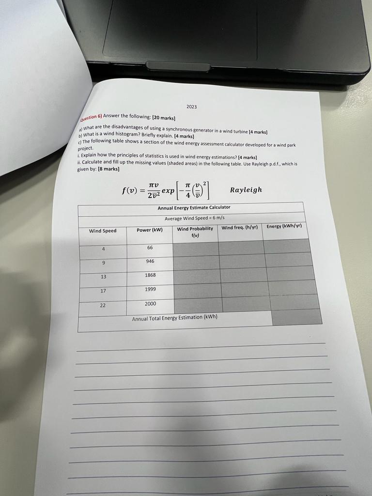Solved question 6) Answer the following: [20 marks] a) What | Chegg.com