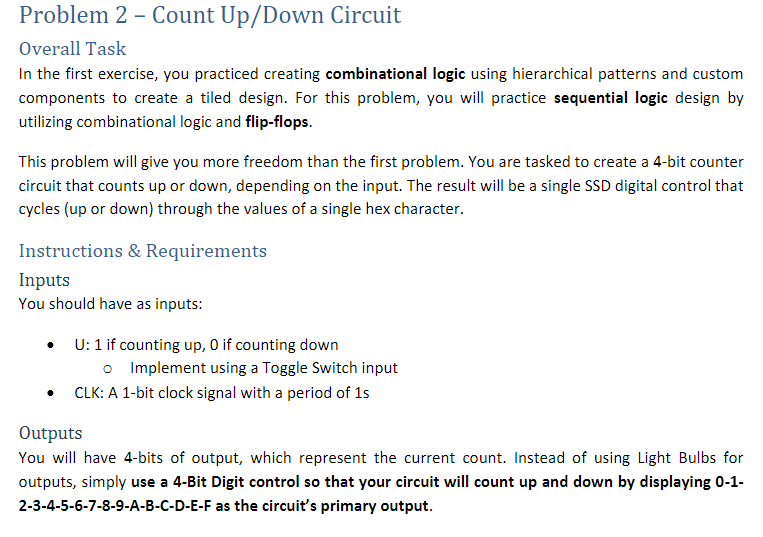 Overall Task In the first exercise, you practiced | Chegg.com