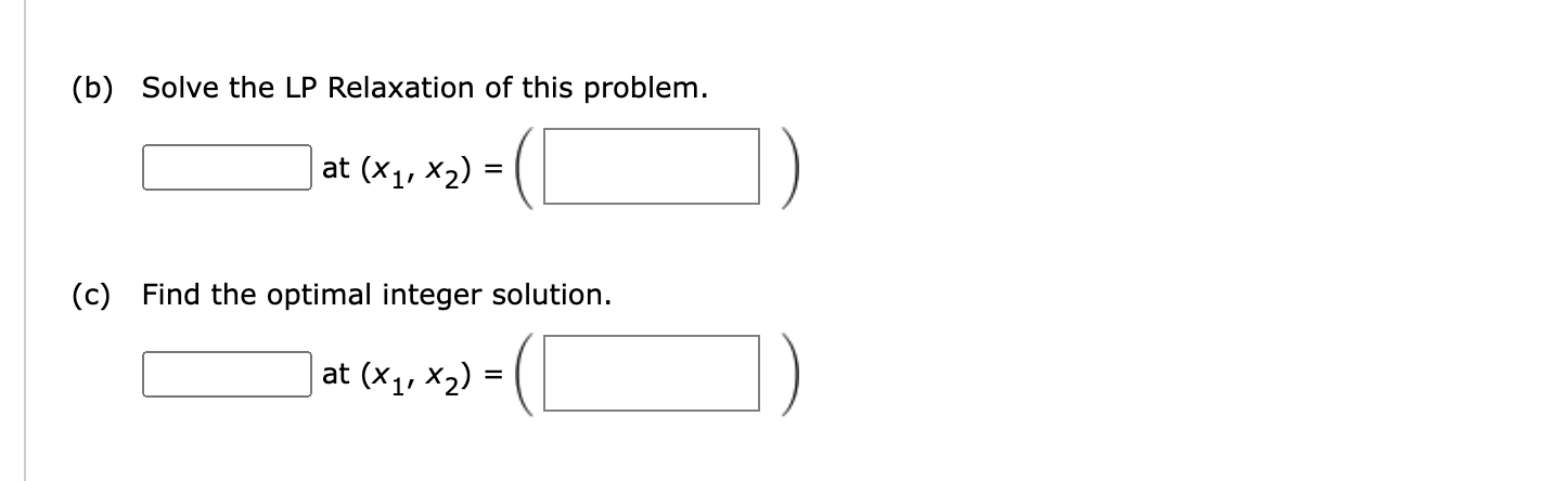 Solved Consider The Following All Integer Linear Program 3473