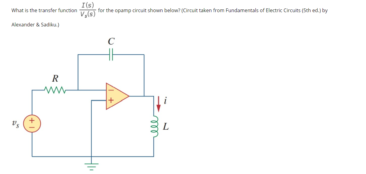 Solved What Is The Transfer Function Fraction Numerator I