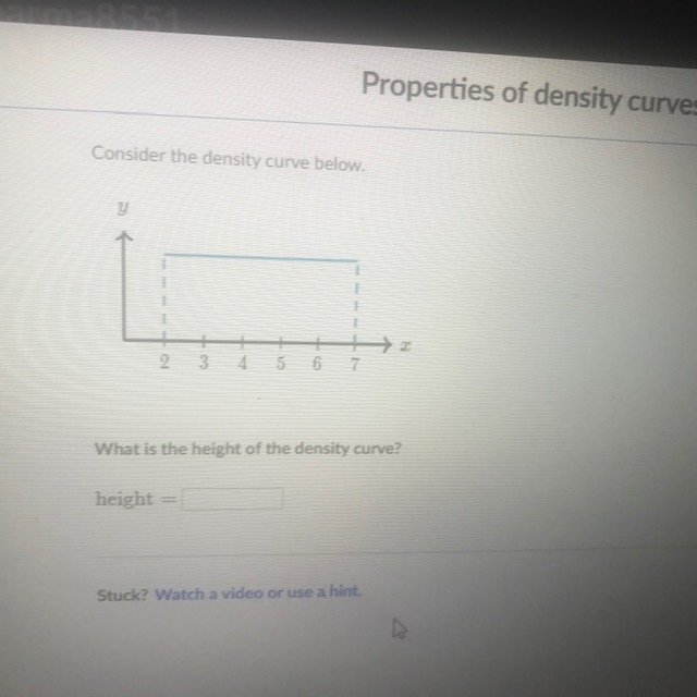 Solved Properties of density curves Consider the density | Chegg.com