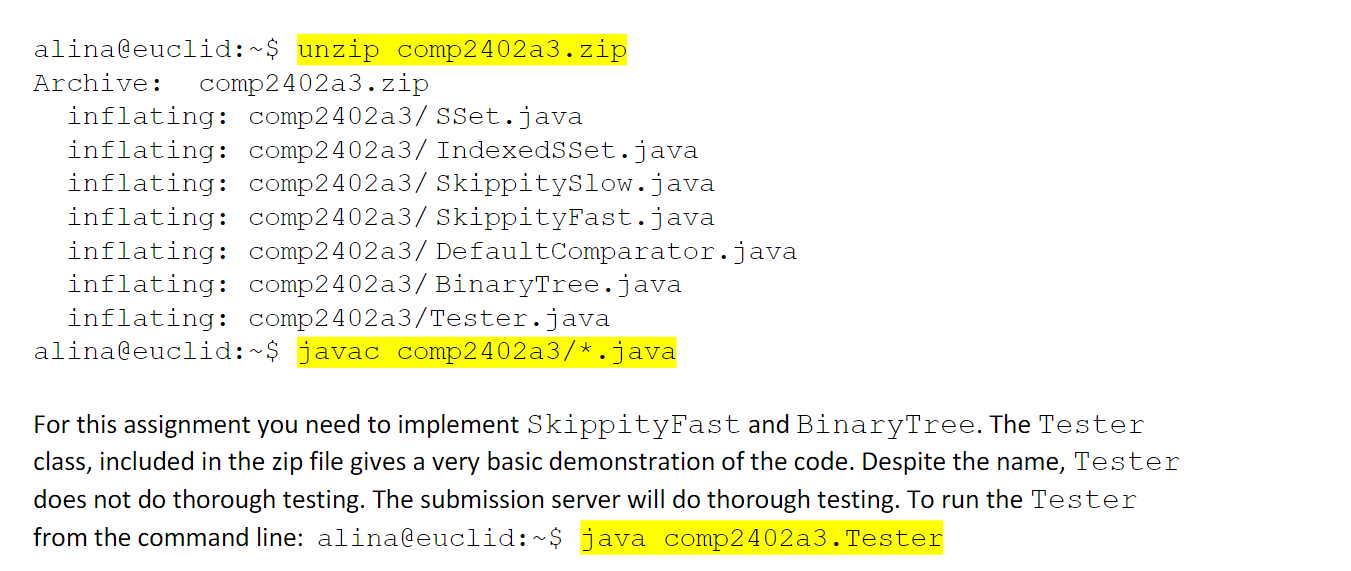 Solved Part 1[ The IndexedSSet interface is an extension of | Chegg.com