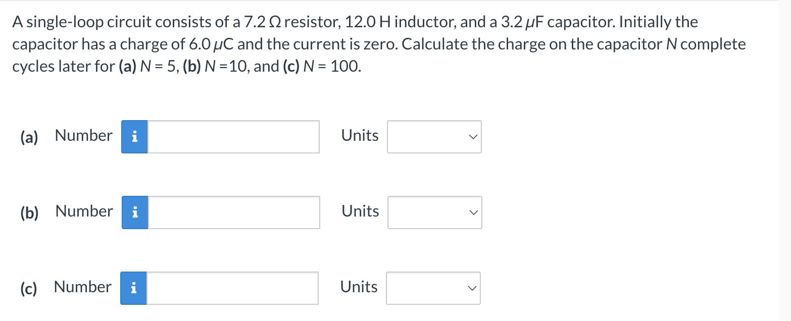 Solved A single-loop circuit consists | Chegg.com