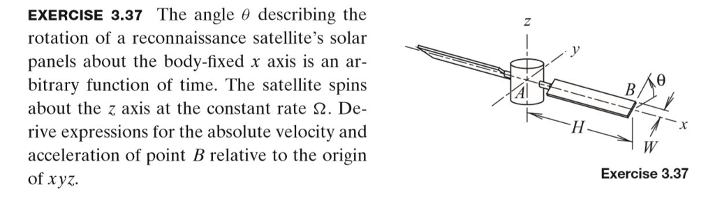 Solved EXERCISE 3.37 The angle 0 describing the rotation of | Chegg.com