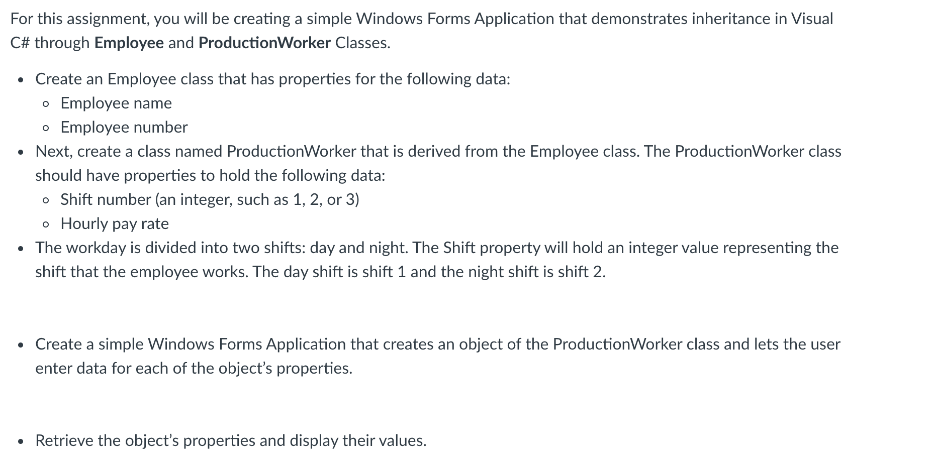 Solved For this assignment, you will be creating a simple | Chegg.com