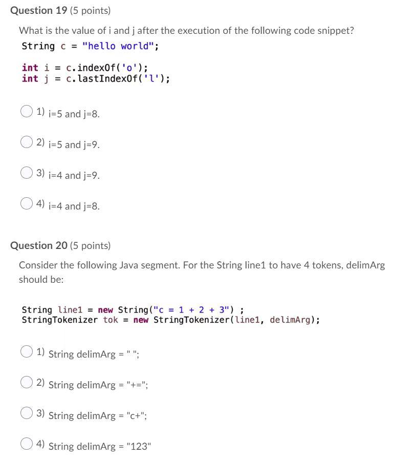 Solved Question 11 (5 points) Saved Which of the following | Chegg.com