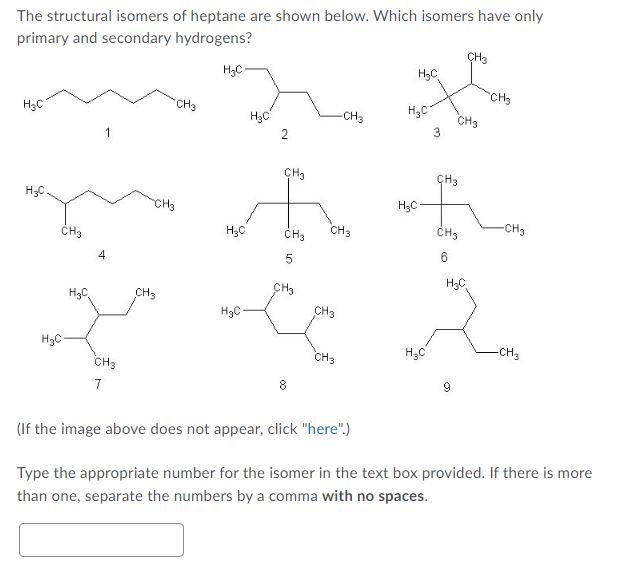 Isomers Of Heptane