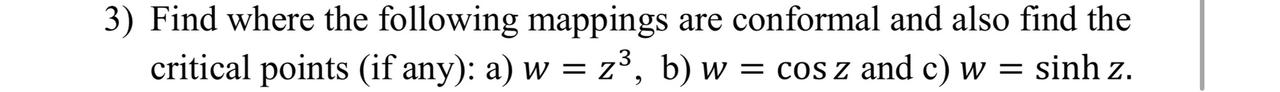 Solved Find a,b,c Find where the following mappings are | Chegg.com