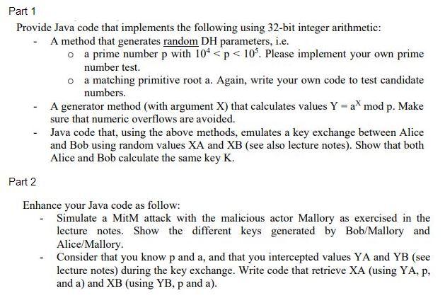 Show understanding of the Diffie-Hellman Key | Chegg.com