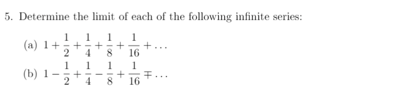 Solved Determine the limit of ﻿each of ﻿the following | Chegg.com