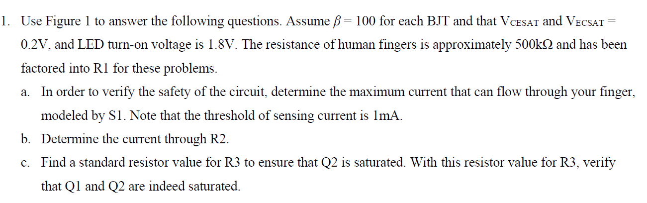 Solved Use Figure 1 to answer the following questions. | Chegg.com