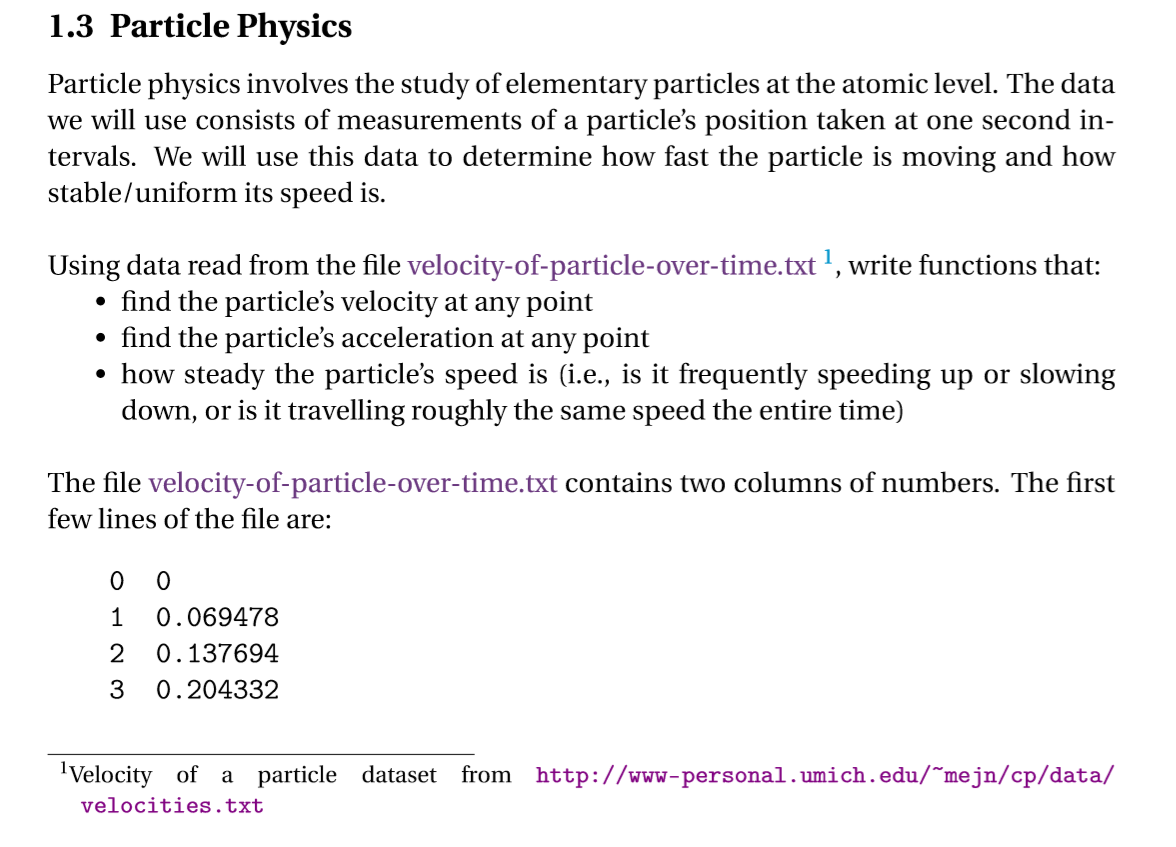 1.3 Particle Physics Particle physics involves the | Chegg.com