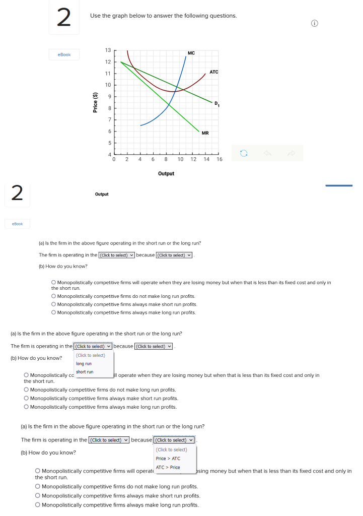 Solved 2 Use the graph below to answer the following | Chegg.com