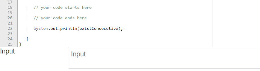 Solved Implement The Method Existconsecutiveint Vals 2535