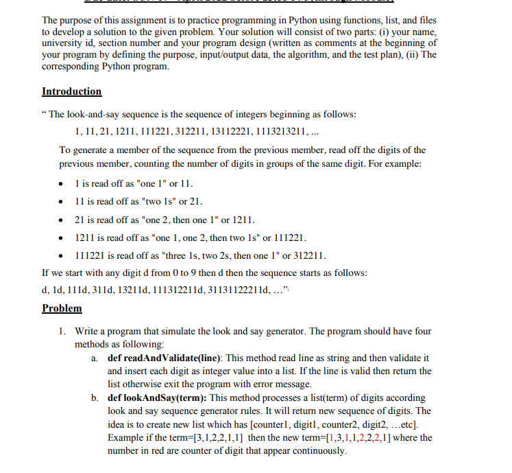 Solved The purpose of this assignment is to practice | Chegg.com