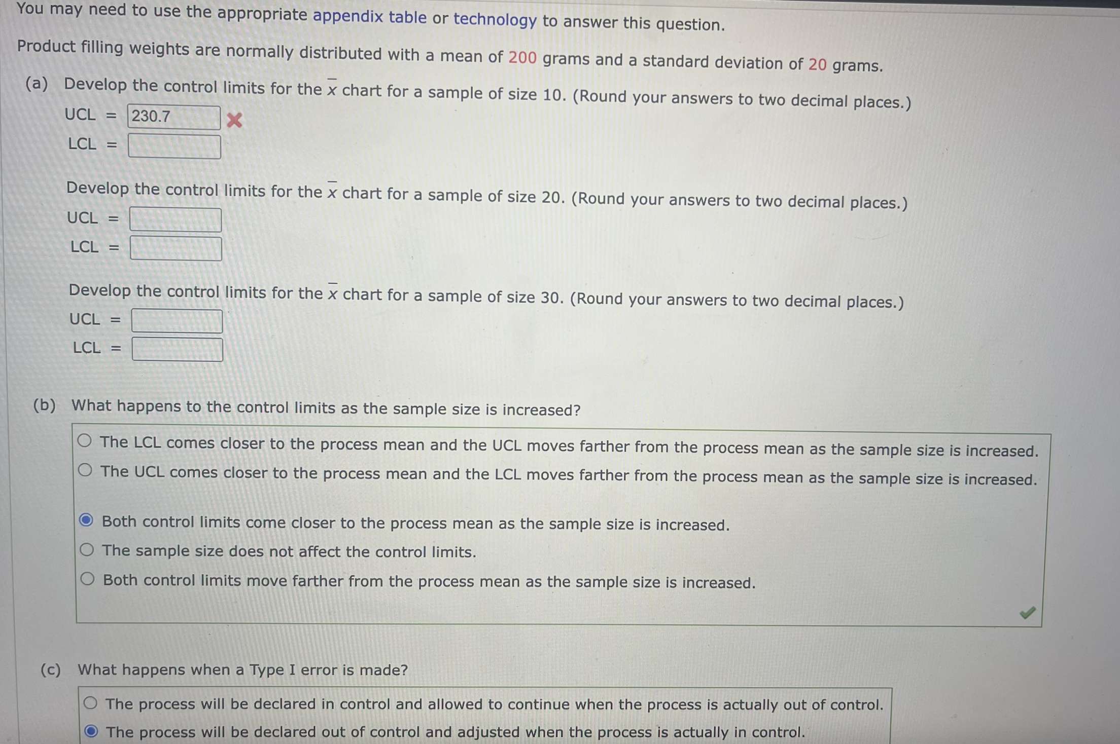 Solved (c) What happens when a Type I error is made? The | Chegg.com