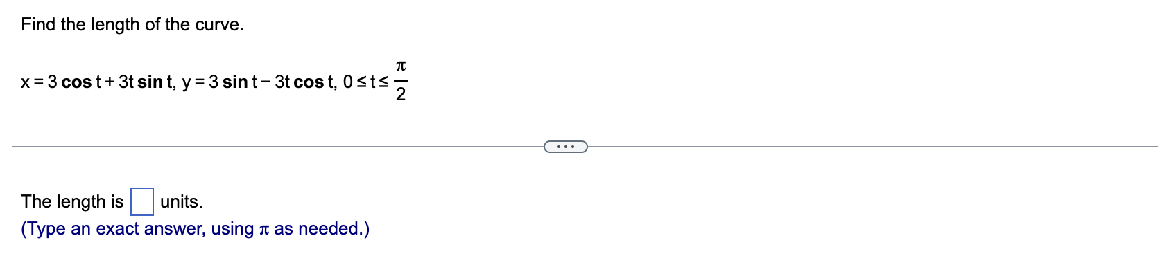Solved Find the length of the curve. | Chegg.com
