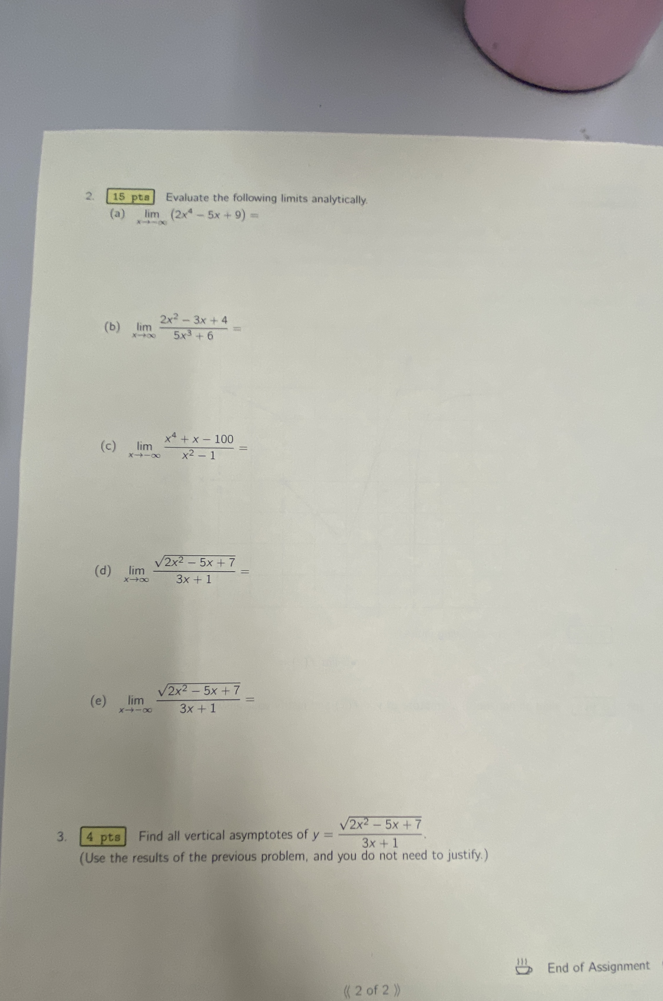 Solved Before you attempt to solve the problems, review $2.6 | Chegg.com