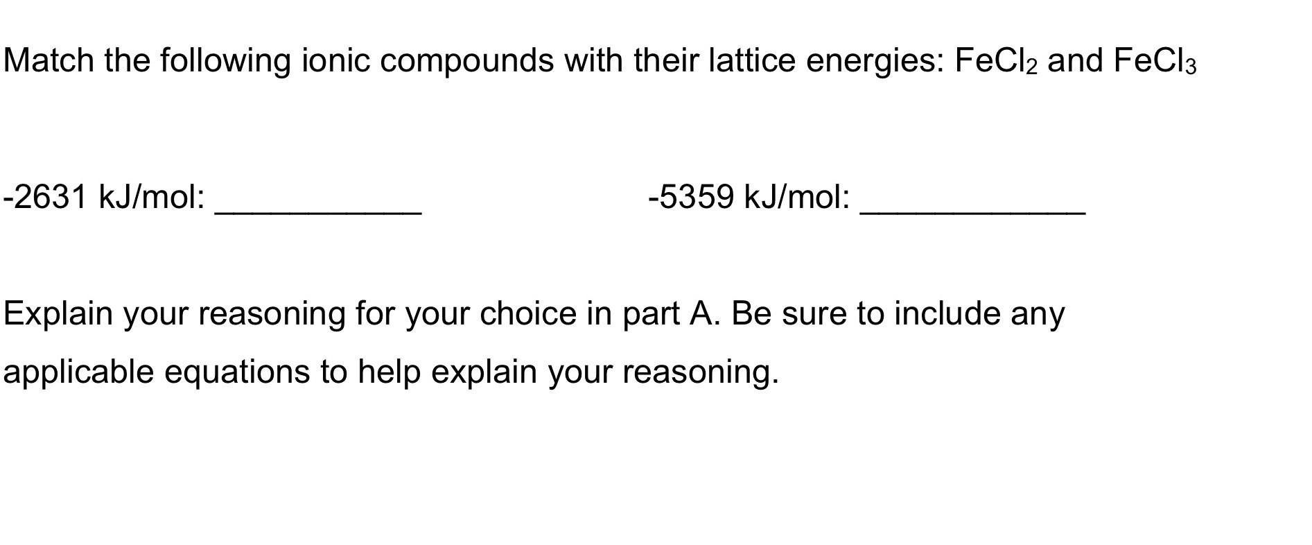 Solved Match the following ionic compounds with their | Chegg.com