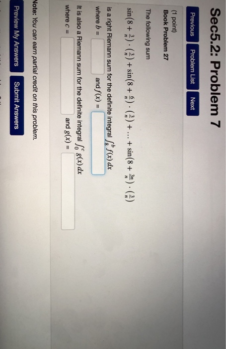 Solved Sec5.2: Problem 7 Previous Problem List Next (1 | Chegg.com