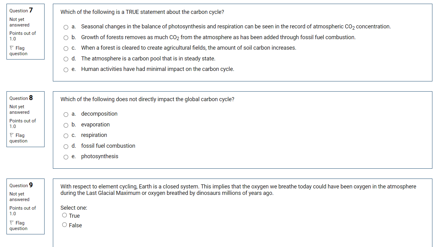 Solved Question 7 Not yet answered Points out of 1.0 Flag | Chegg.com Solved Question 7 Not yet answered Points out of 1.0 Flag | Chegg.com