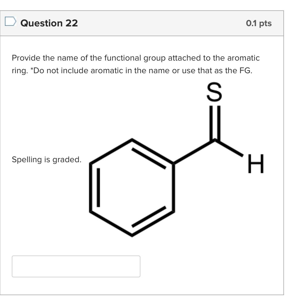 Solved Provide the name of the functional group attached to | Chegg.com
