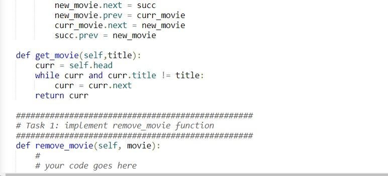 Solved In this lab, you are provided with a MovieNode class, | Chegg.com