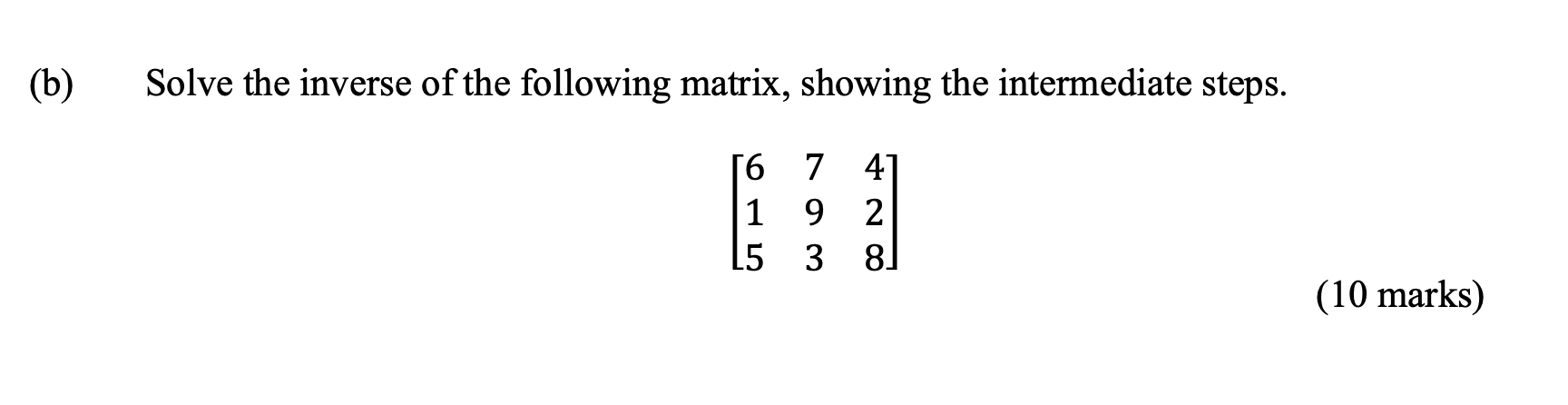Solved Question 2 (a) Describe the operations of multiplying | Chegg.com