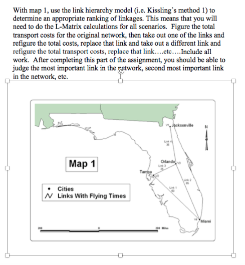 With map 1, use the link hierarchy model (i.e. | Chegg.com