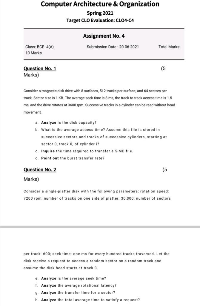 Solved Sir this belongs to computer architecture and | Chegg.com