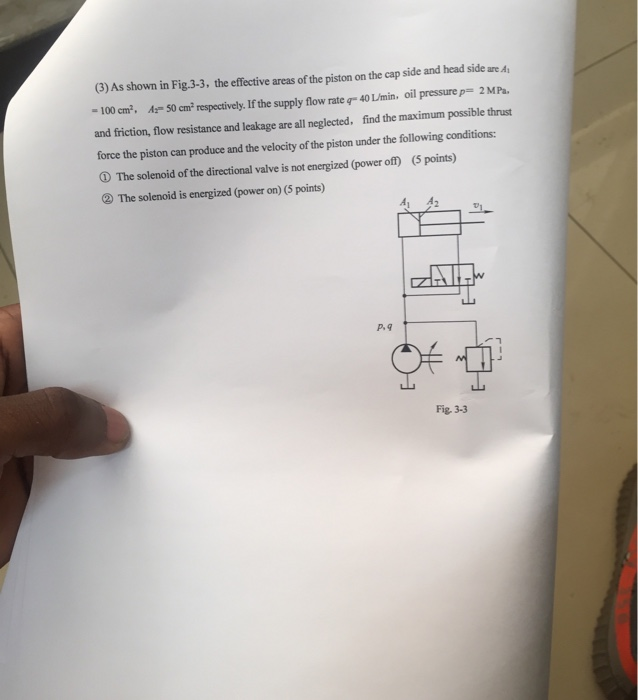 Solved (3) As shown in Fig.3-3, the effective areas of the | Chegg.com
